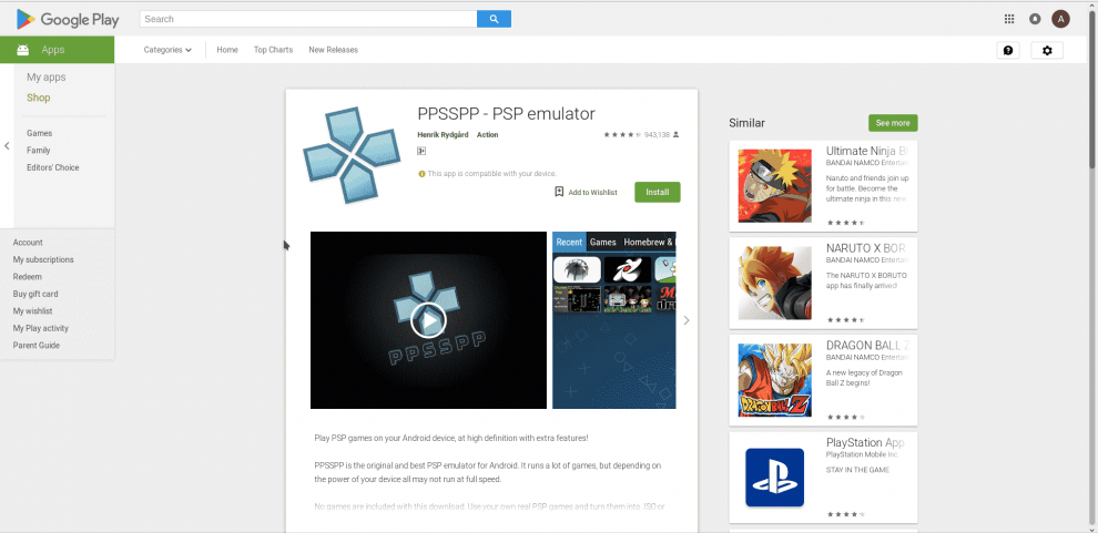 Download & Play Sony Playstation PPSSPP Games For Android - OLinux