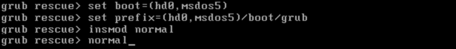 How to use grub rescue mode - OLinux